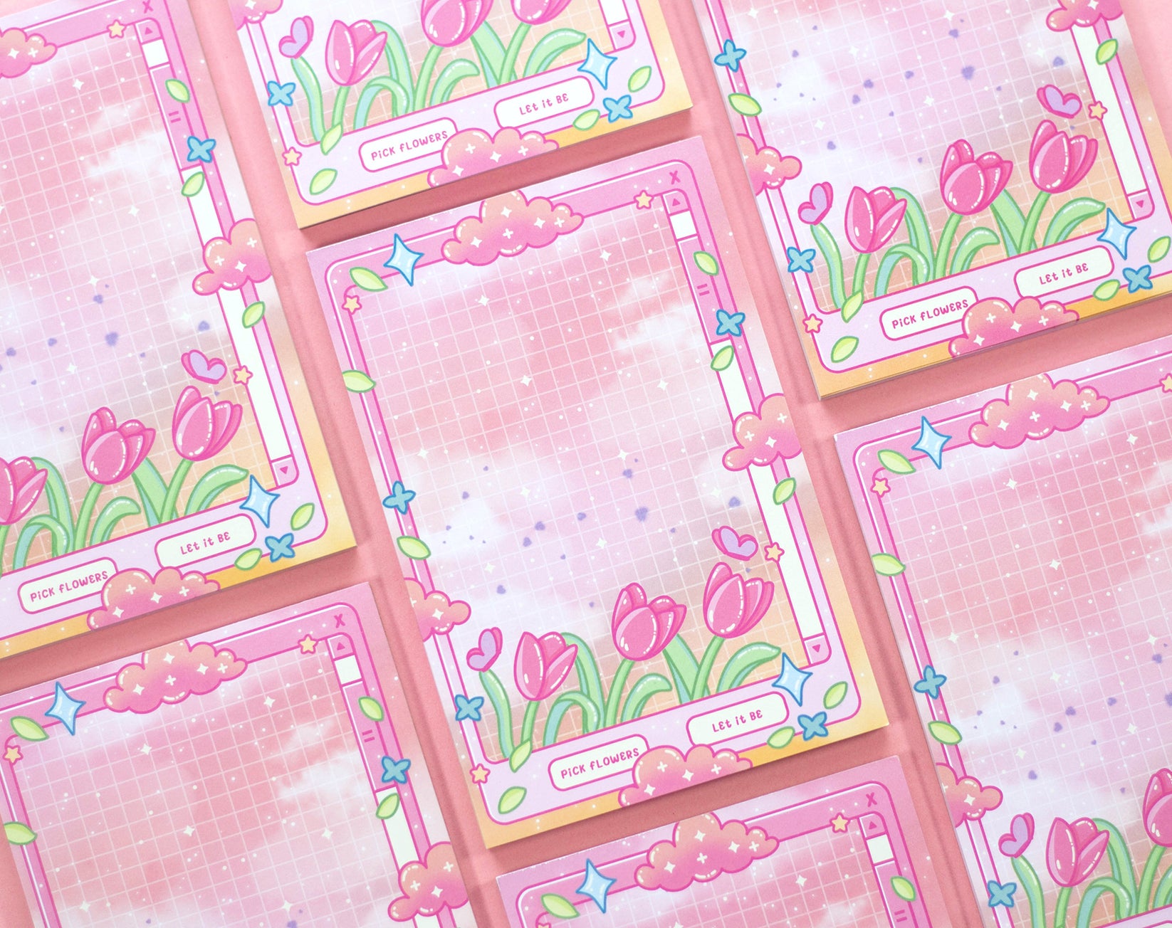 Tulip Dreams Notepad – Unicorn Eclipse