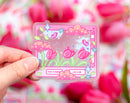 Tulip Dreams Clear Sticker – Unicorn Eclipse