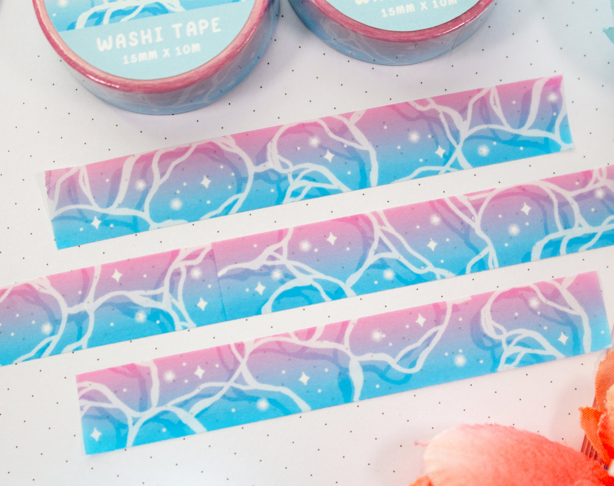 Vaporwave Water Washi Tape – Unicorn Eclipse