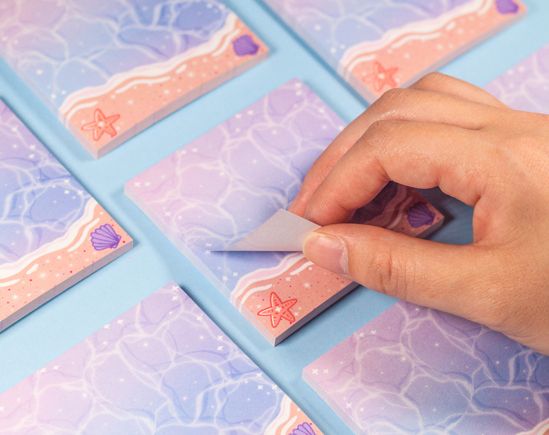 Beach Sticky Notes – Unicorn Eclipse