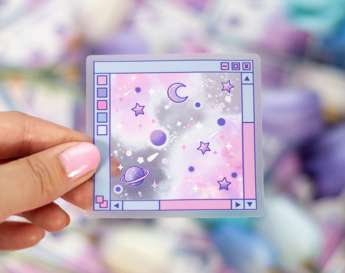 Galaxy Window Clear Sticker – Unicorn Eclipse
