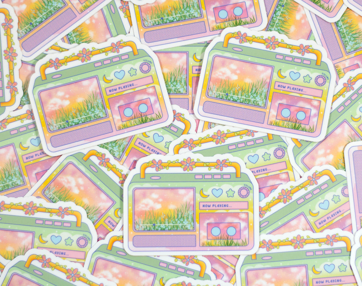 Boombox Sticker – Unicorn Eclipse