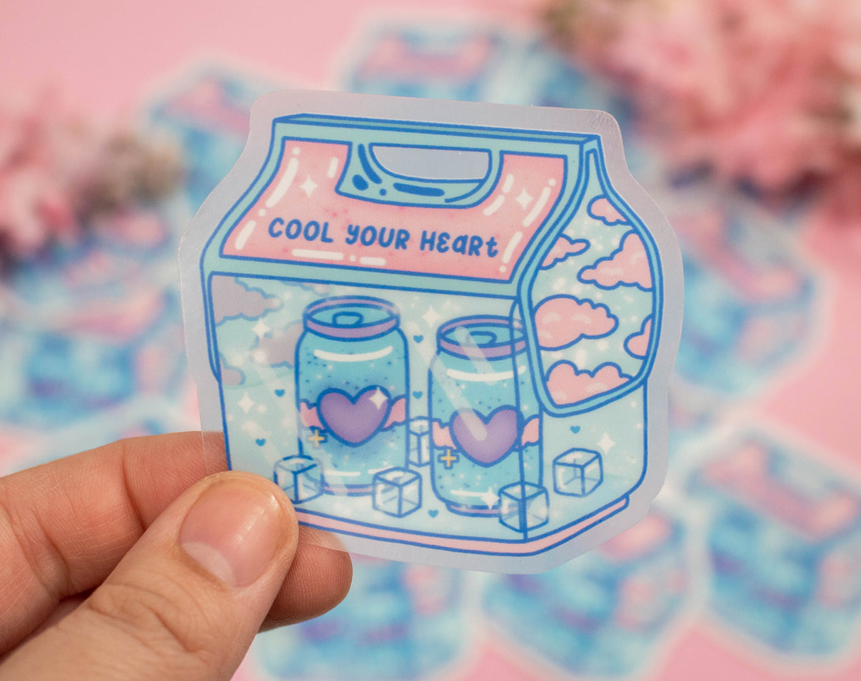 Cooler Clear Sticker – Unicorn Eclipse