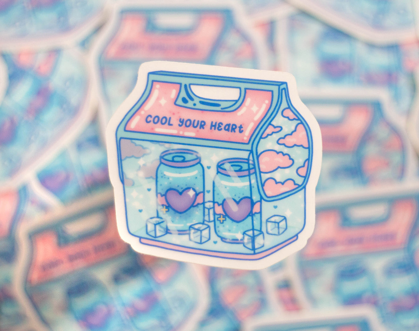 Cooler Clear Sticker – Unicorn Eclipse
