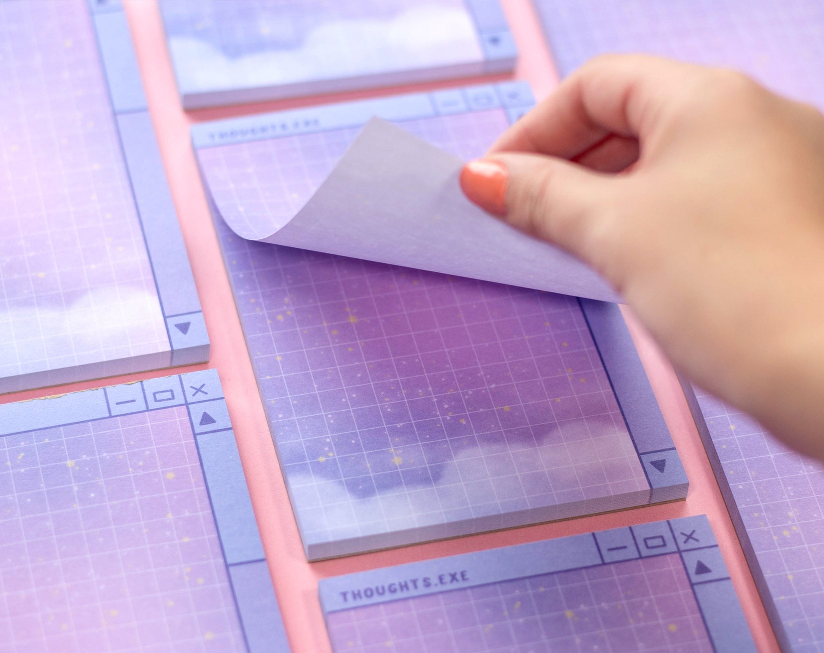 Dreamy Thoughts Notepad – Unicorn Eclipse