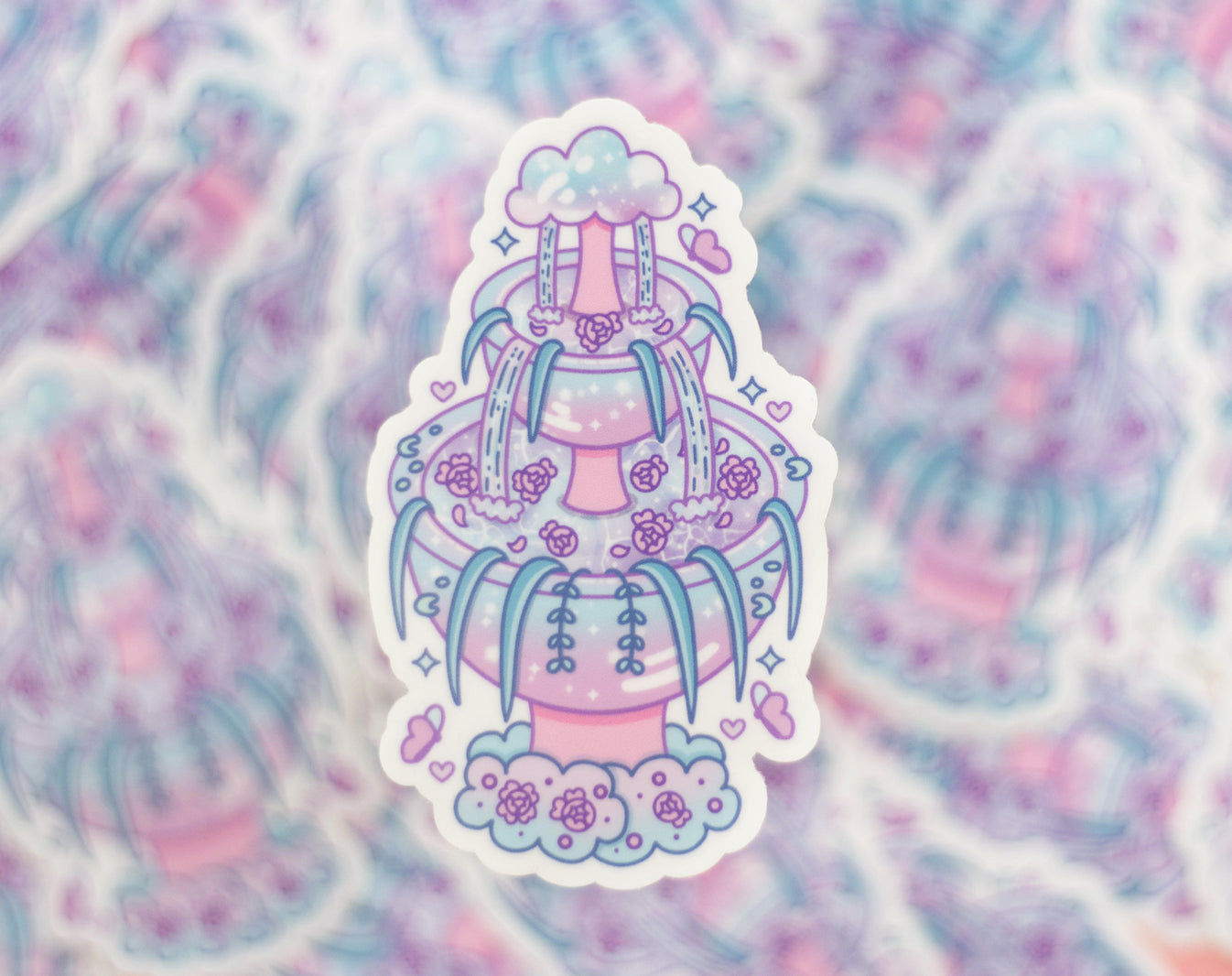 Fountain Sticker – Unicorn Eclipse