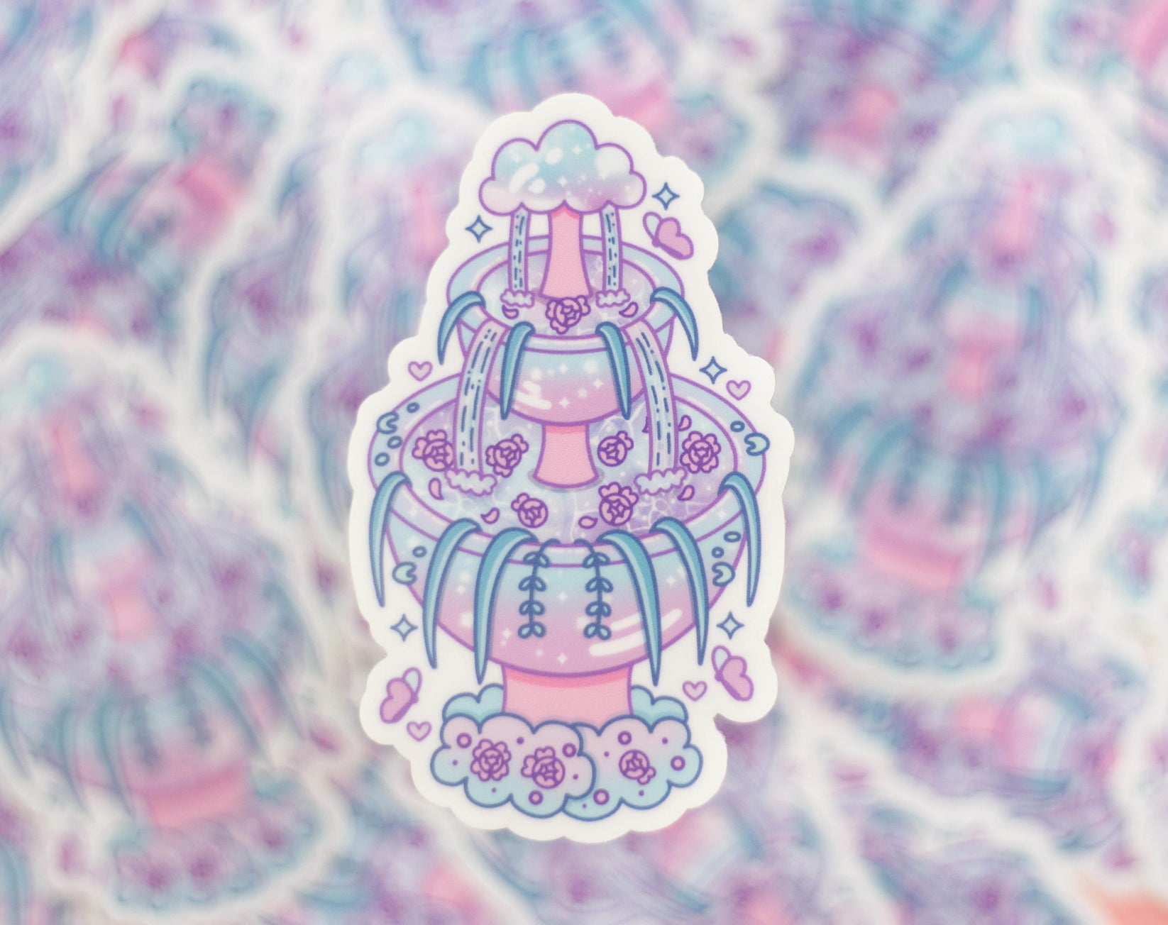 Fountain Sticker – Unicorn Eclipse