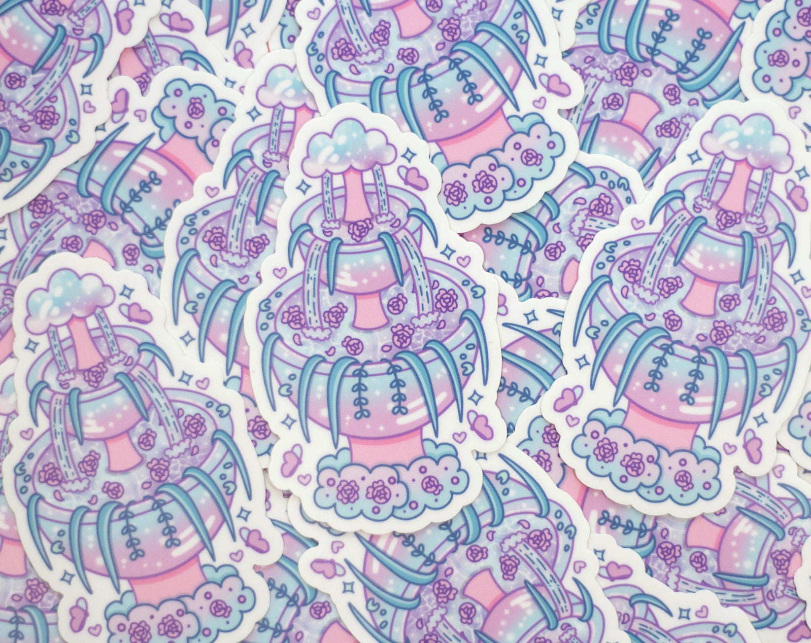 Fountain Sticker – Unicorn Eclipse