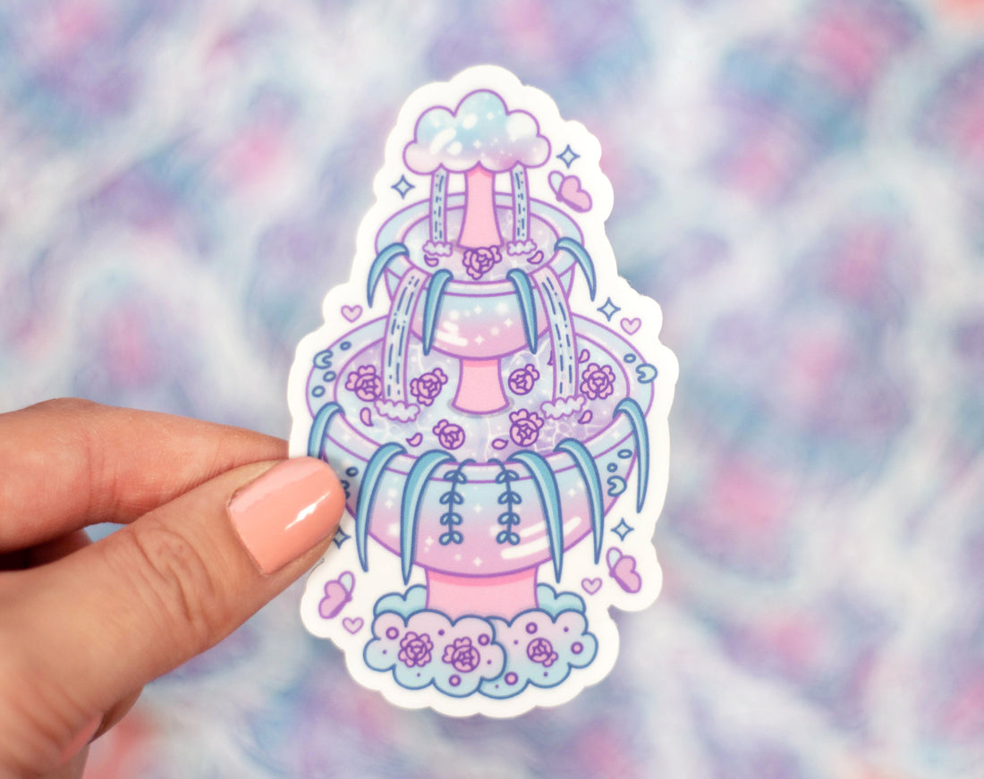 Fountain Sticker – Unicorn Eclipse