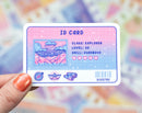 ID Card Sticker – Unicorn Eclipse