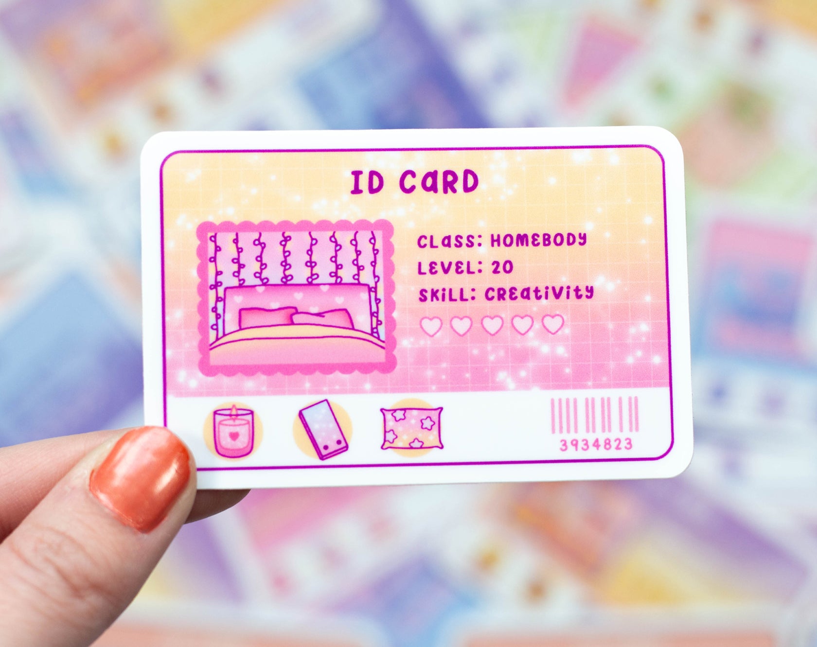 ID Card Sticker – Unicorn Eclipse