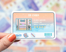 ID Card Sticker – Unicorn Eclipse