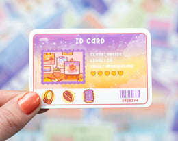 ID Card Sticker – Unicorn Eclipse