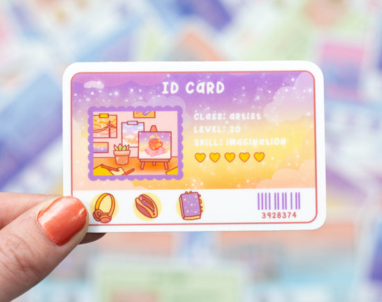 ID Card Sticker – Unicorn Eclipse