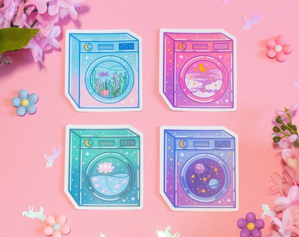 Laundry Machines Sticker – Unicorn Eclipse