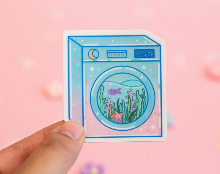 Laundry Machines Sticker – Unicorn Eclipse