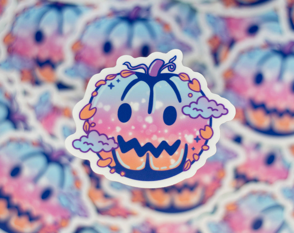 Pumpkin Sticker – Unicorn Eclipse