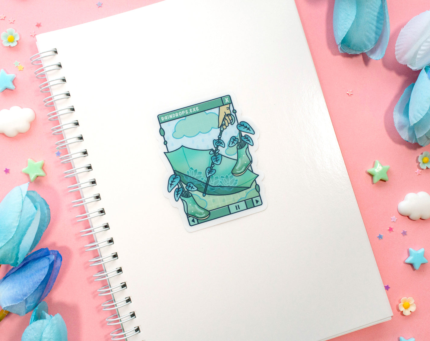 Rainy Day Reusable Sticker Book – Unicorn Eclipse