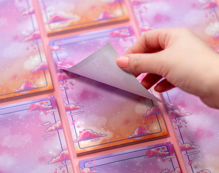 Rose Sky Notepad – Unicorn Eclipse