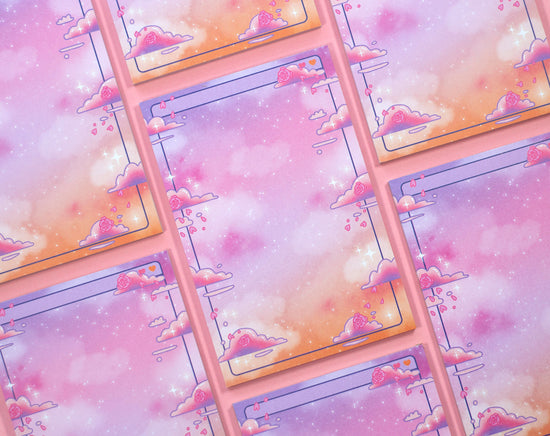 Rose Sky Notepad – Unicorn Eclipse