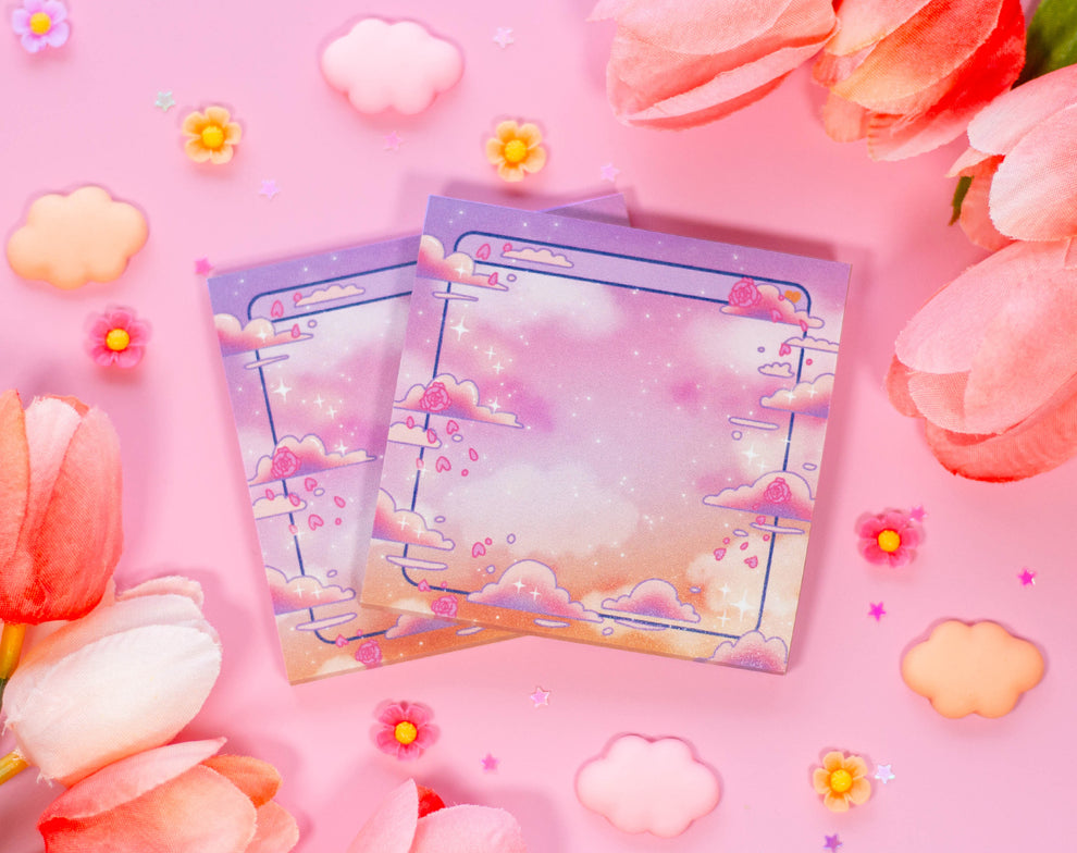 Rose Sky Sticky Notes – Unicorn Eclipse