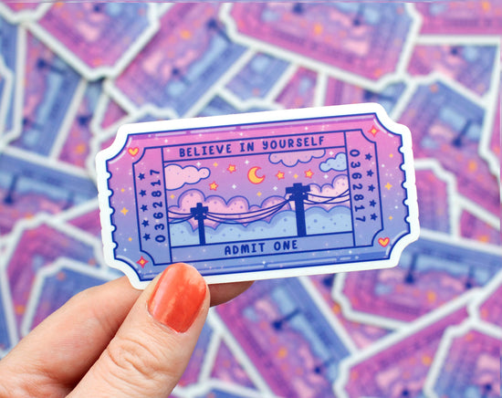 Ticket Sticker – Unicorn Eclipse