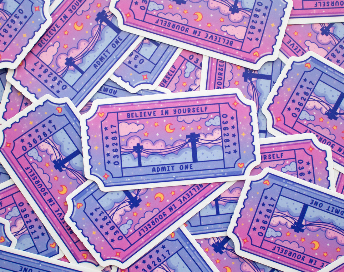 Ticket Sticker – Unicorn Eclipse