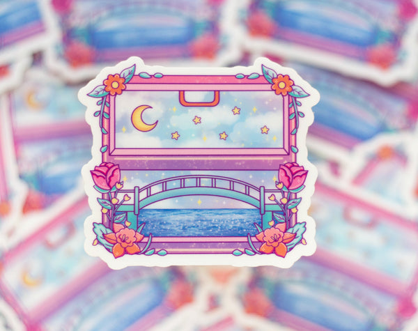 Train Window Sticker – Unicorn Eclipse