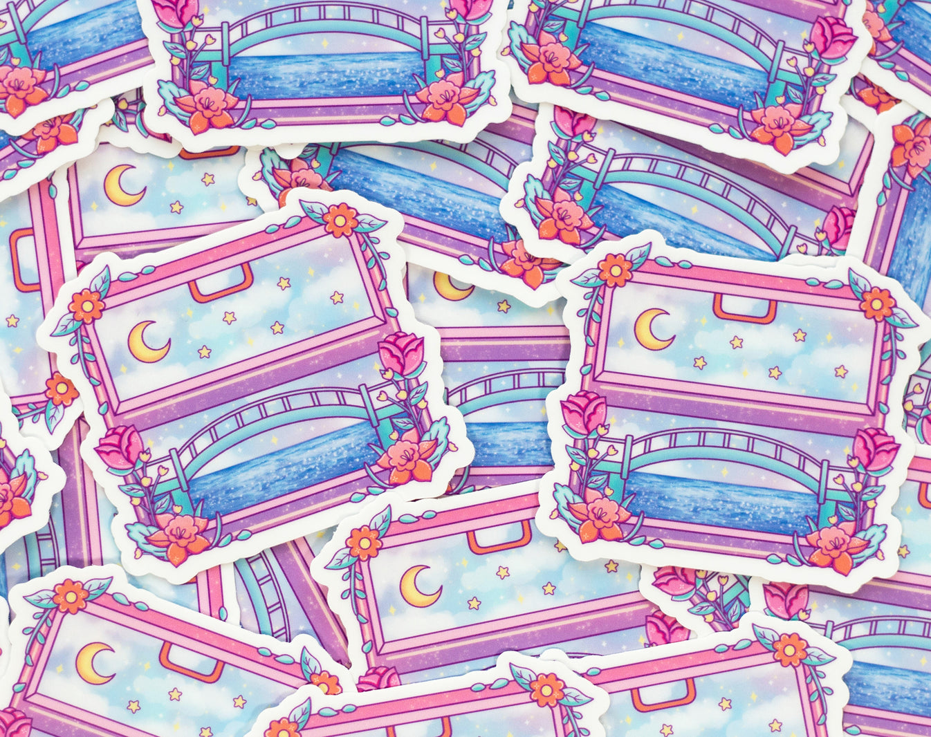 Train Window Sticker – Unicorn Eclipse