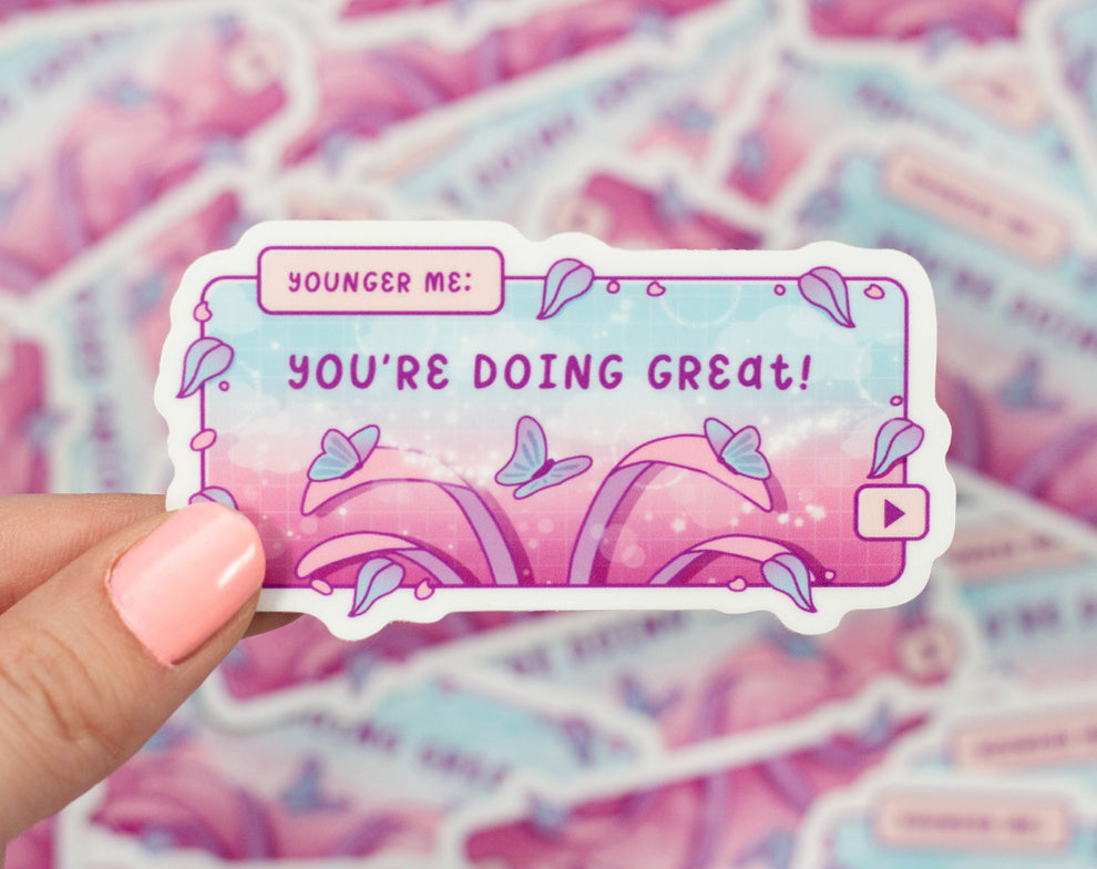 You're Doing Great Sticker – Unicorn Eclipse